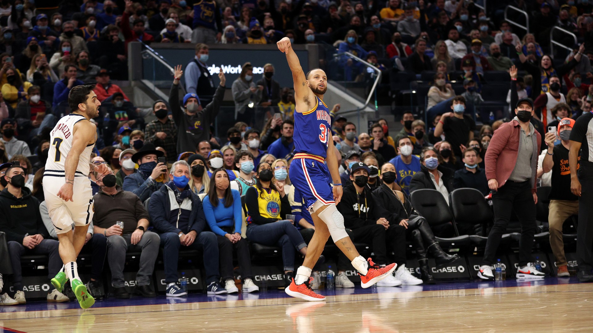 Curry: It's weird to think every three-pointer will be a new record ...