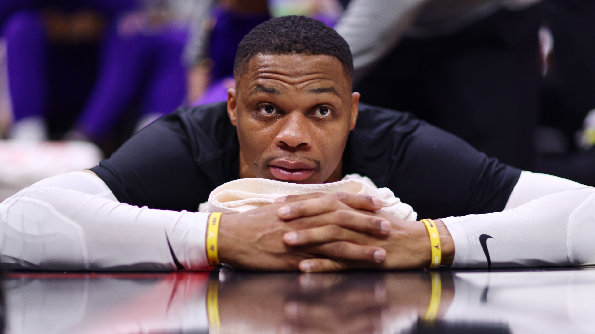 Benched Westbrook injured from 'sitting down for long stretches ...