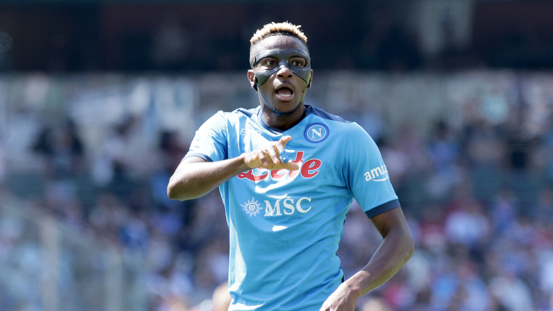 Napoli striker Osimhen says facial injury was like a 'near-death ...