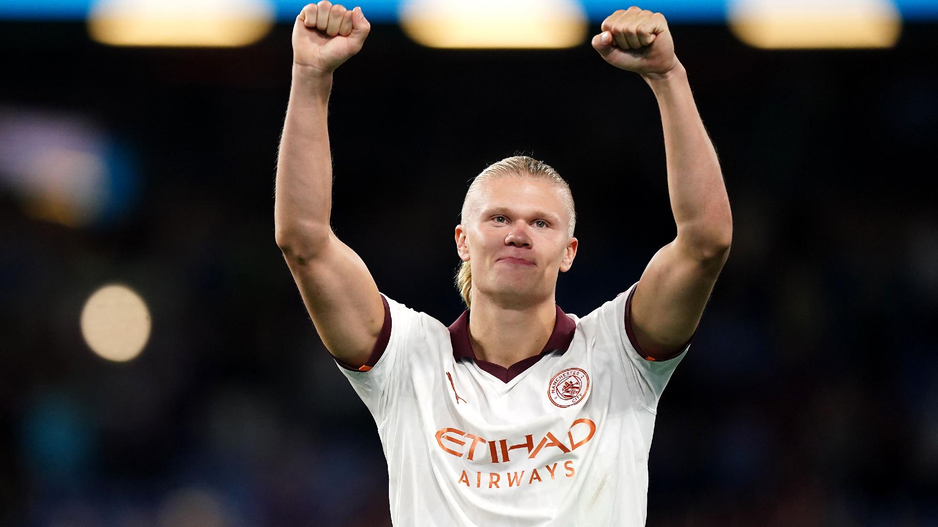 Erling Haaland at the double as Manchester City kick off new campaign ...