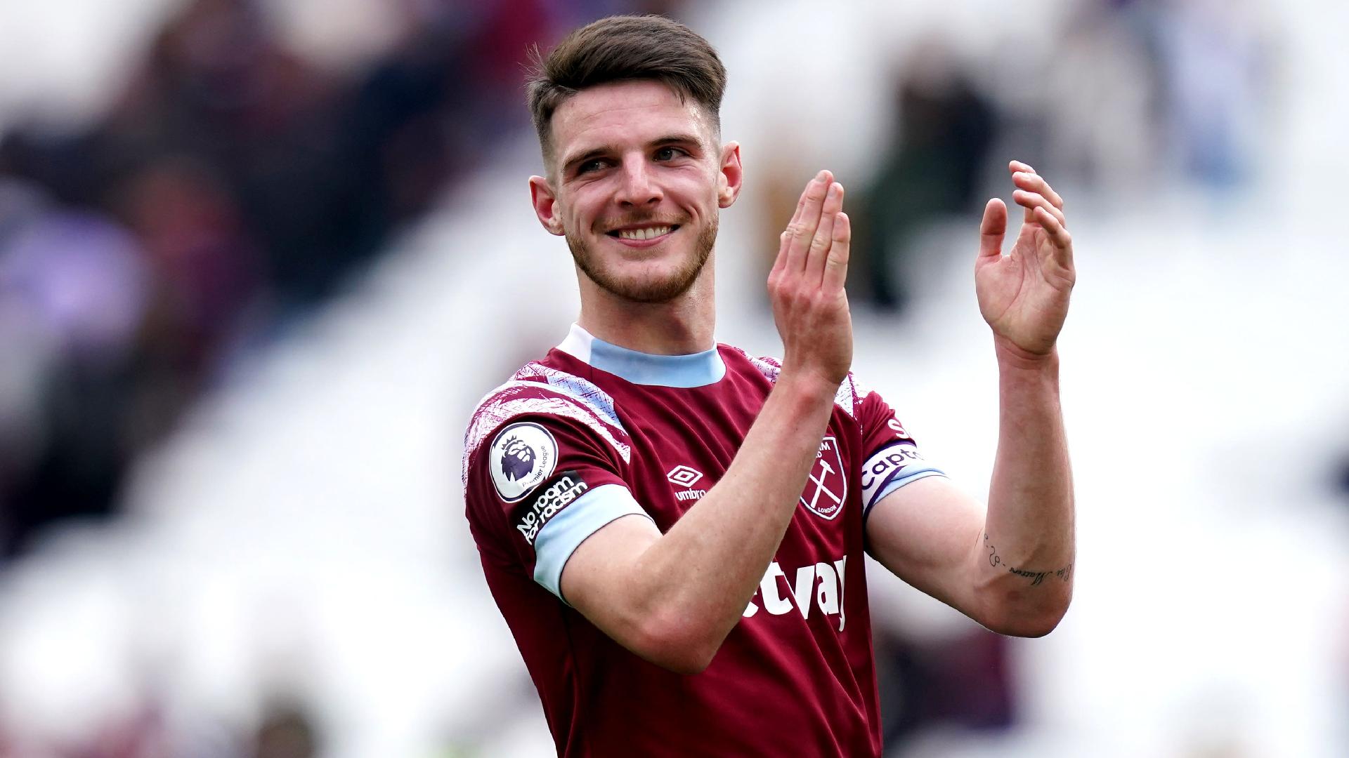 Declan Rice leaves West Ham for record fee with Arsenal move imminent ...