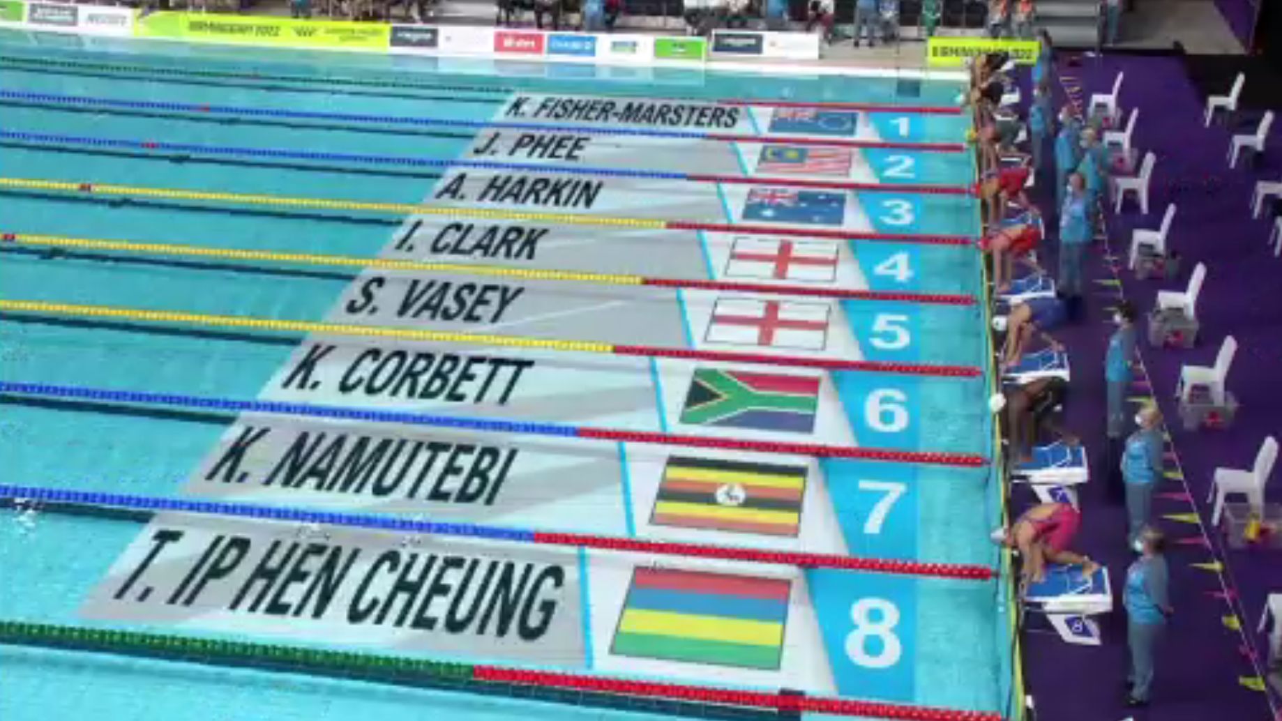 Sukan Komanwel Birmingham: Phee Jinq En ke separuh akhir 50m kuak dada ...