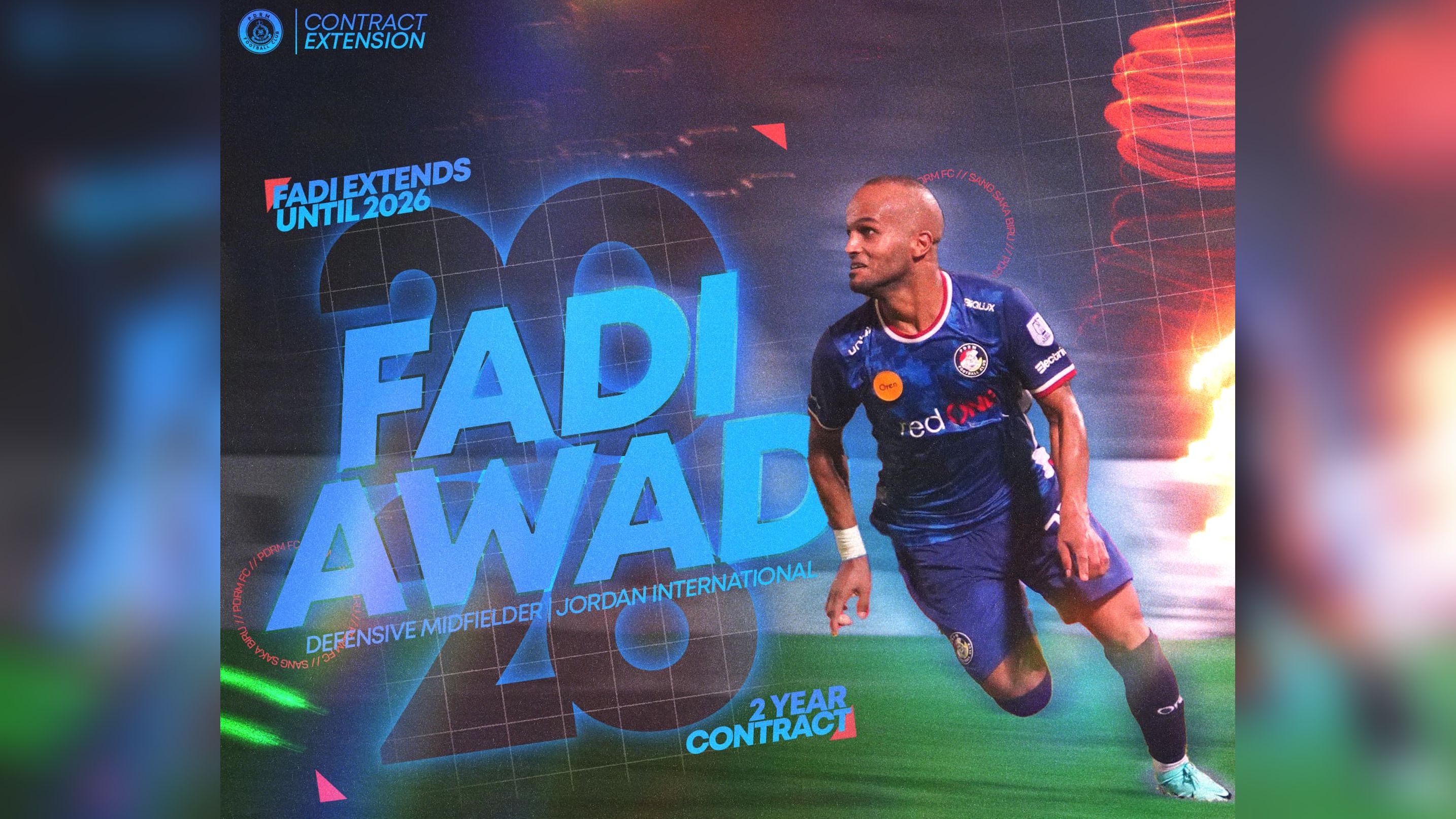 Pemain kebangsaan Jordan lanjut kontrak dua tahun bersama PDRM FC ...