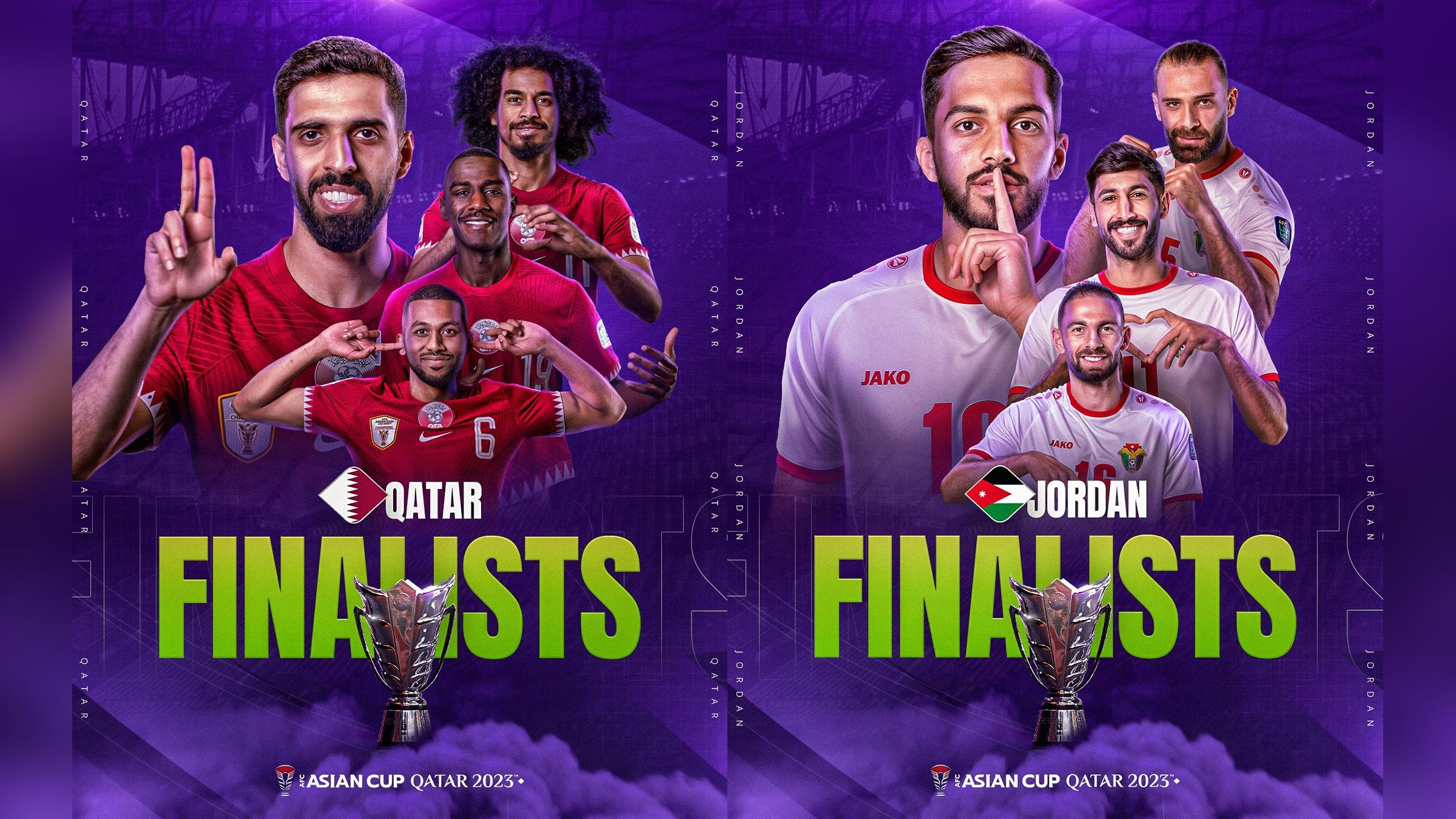 Piala Asia: Jordan, Qatar sama hebat, tapi takdir dan usaha akan ...