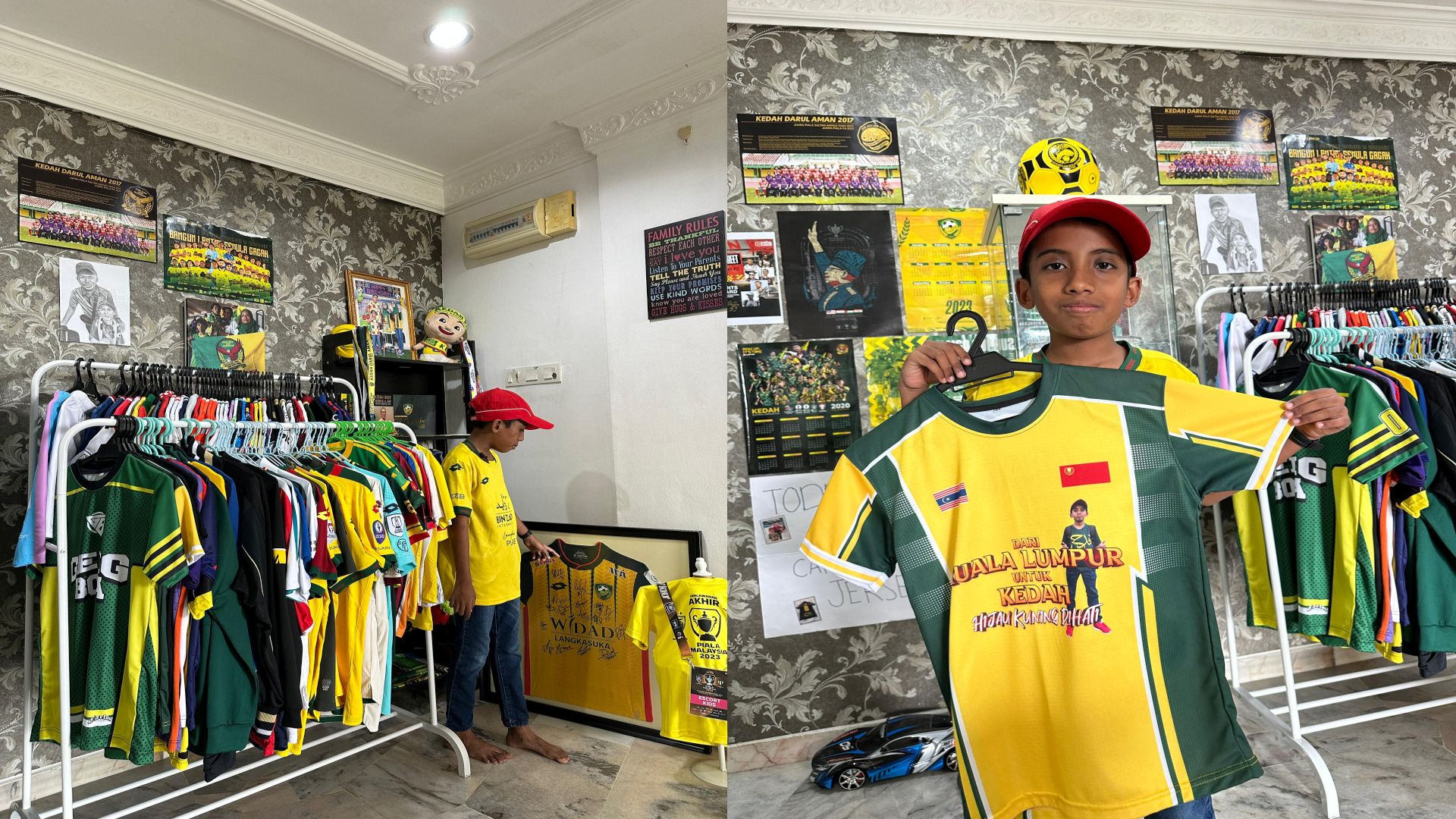 Adam Norman kumpul jersi sejak berusia 10 tahun | Stadium Astro