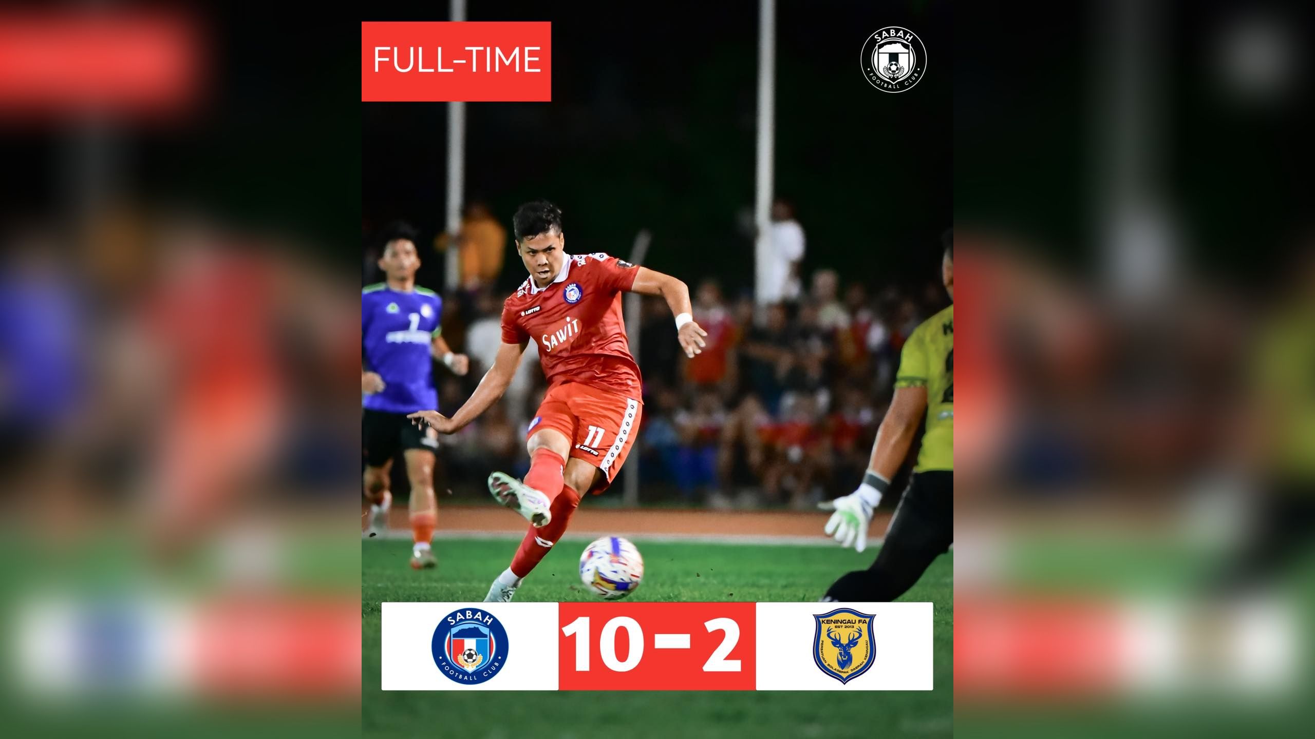 Pramusim: Orang Keningau meriah sambut Sabah walaupun tewas 2-10 | Stadium Astro