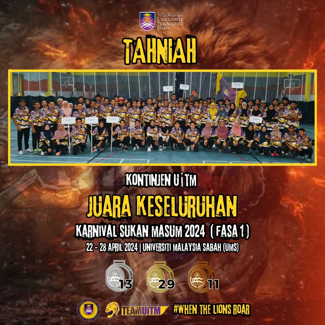 UITM juara keseluruhan MASUM Fasa 1 2024 | Stadium Astro