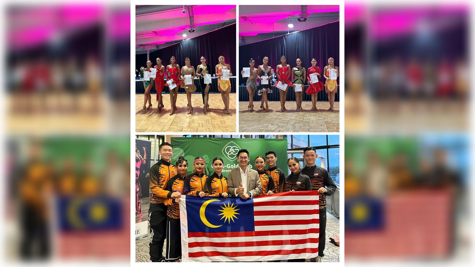 Festival Sukan Tarian: Wakil Malaysia bawa pulang dua emas, satu gangsa | Stadium Astro