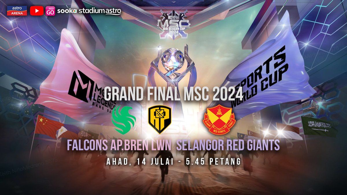 Info Siaran Langsung (Live Streaming) Perlawanan akhir SRG vs Falcon AP ...