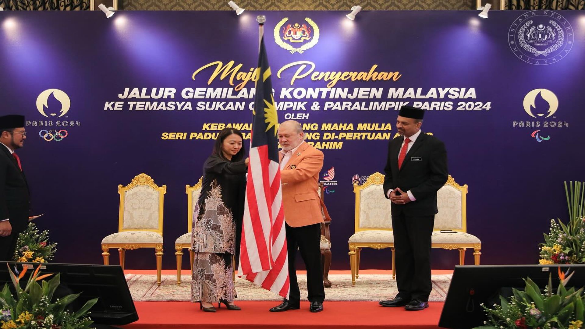 Paris 2024: Yang di-Pertuan Agong Sultan Ibrahim doakan kecemerlangan ...