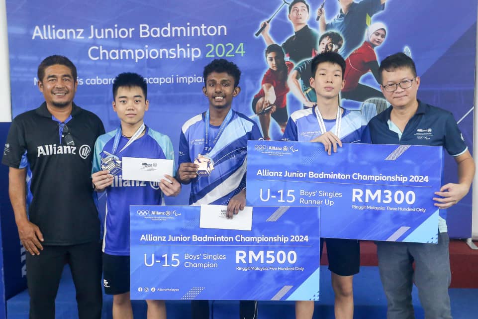 Badminton Remaja Allianz : Kegembiraan berganda buat Joshua, Min Yi-Han ...