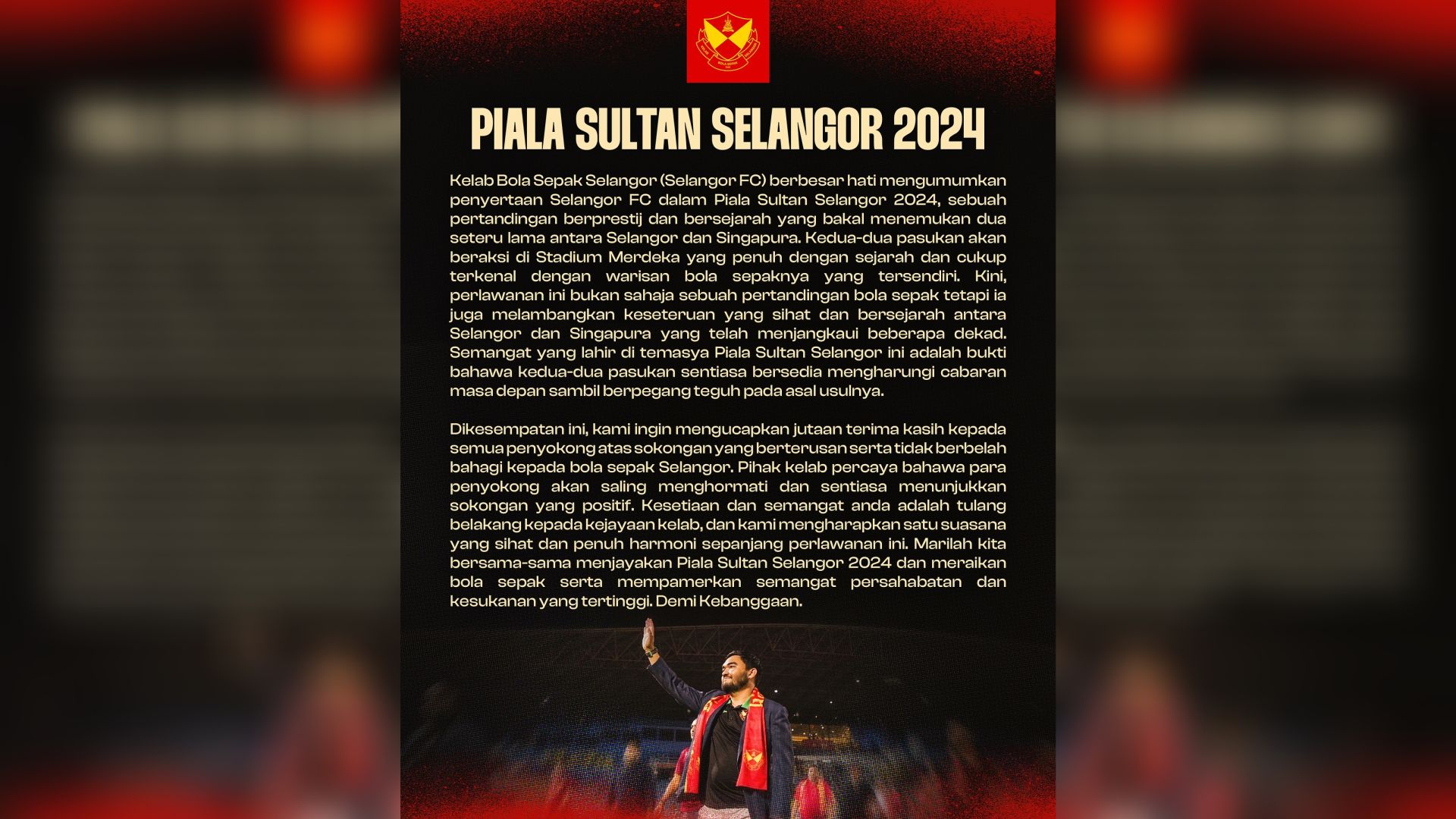 Piala Sultan Selangor 2024: Stadium Merdeka hangatkan pertembungan ...
