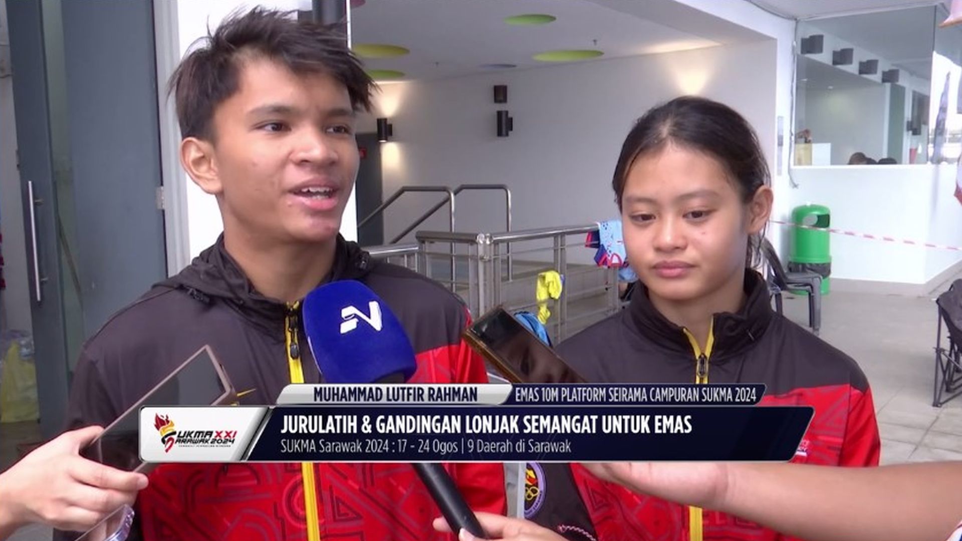 Sukma Sarawak 2024: Lutfir Rahman, Farisya Alia bangkit sumbang emas terjun tuan rumah | Stadium ...