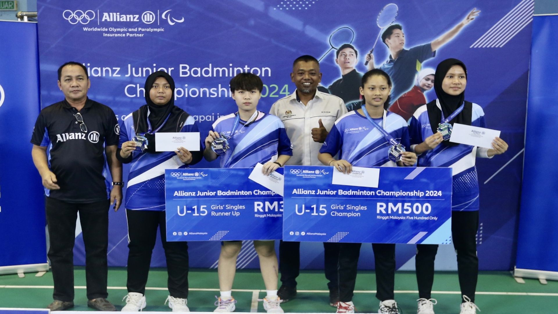 Badminton Remaja Allianz: Teh Cheng Yao, Dayana Farisya ungguli ...