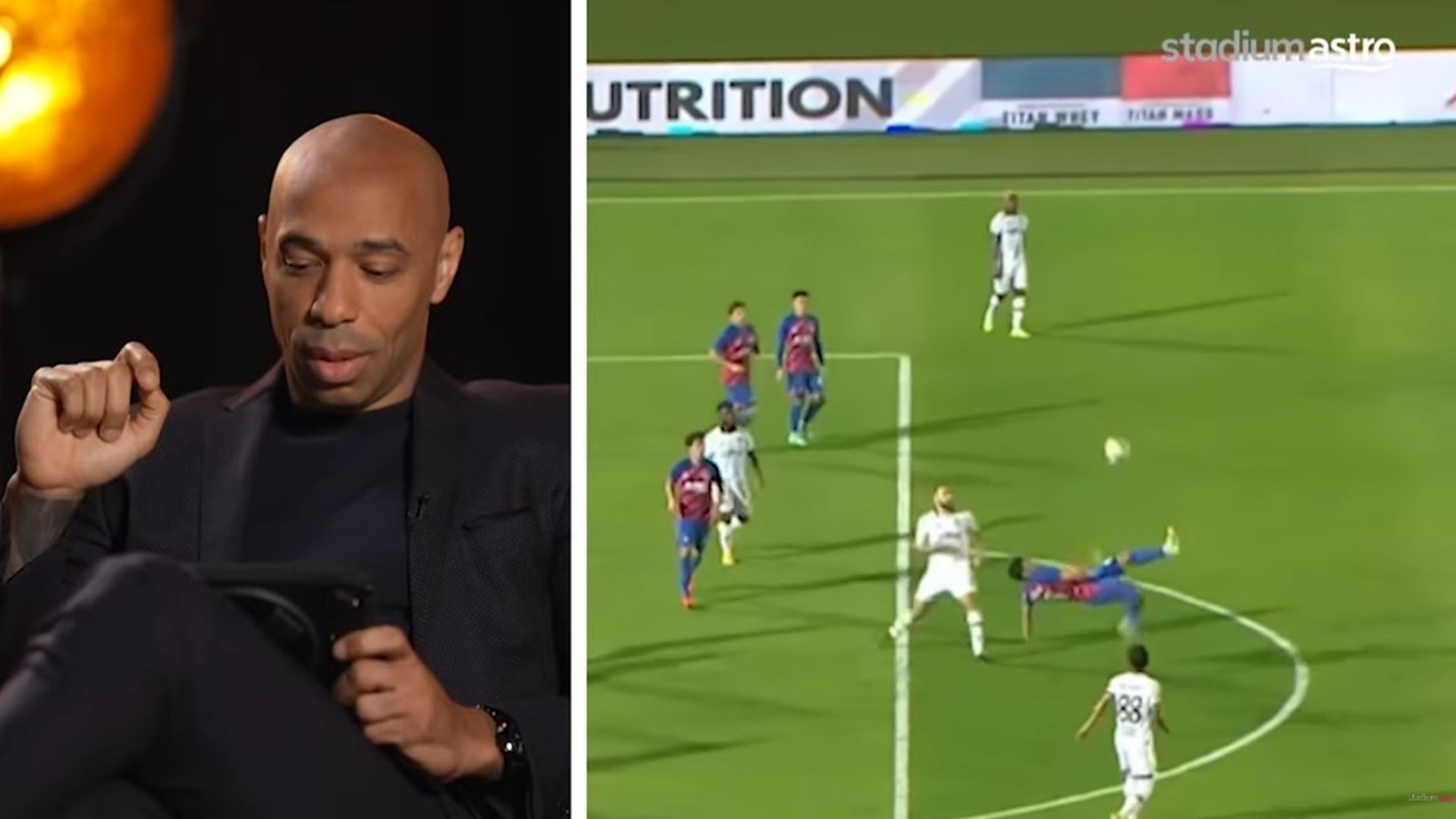 Legenda Arsenal, Thierry Henry kagum lihat 'sepakan gunting' bintang ...