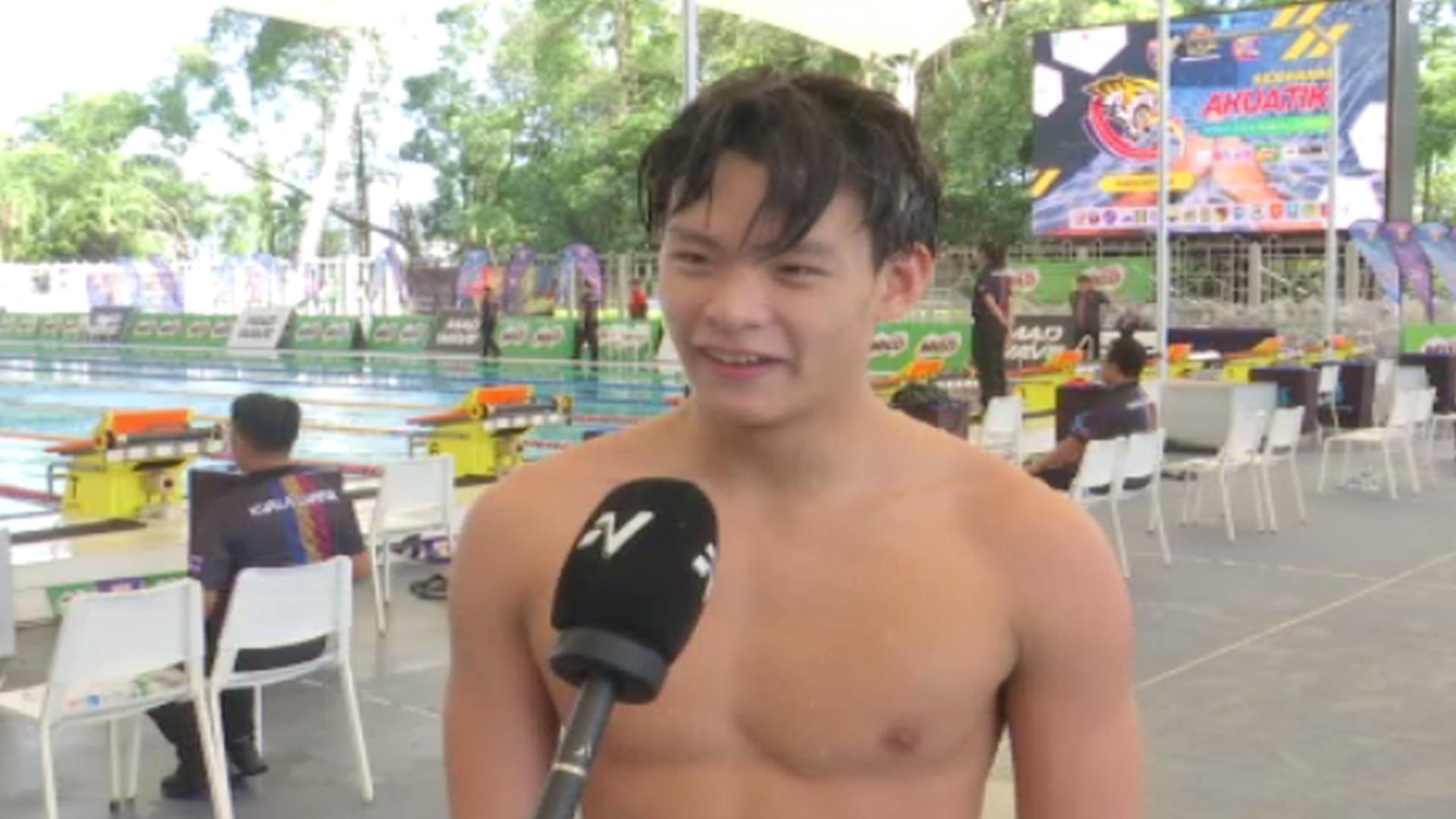 MSSM: Goh Li Jie puas ketepikan Dhuha Zulfikry dalam 200m kupu-kupu lelaki B-18 | Stadium Astro