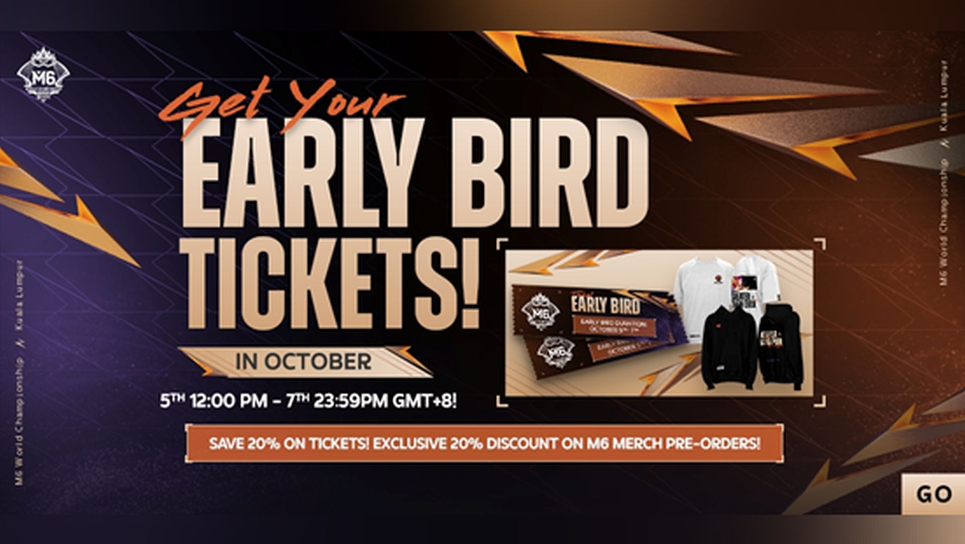 Kejohanan Dunia M6: Tiket mula dijual pada 5 Oktober! | Stadium Astro