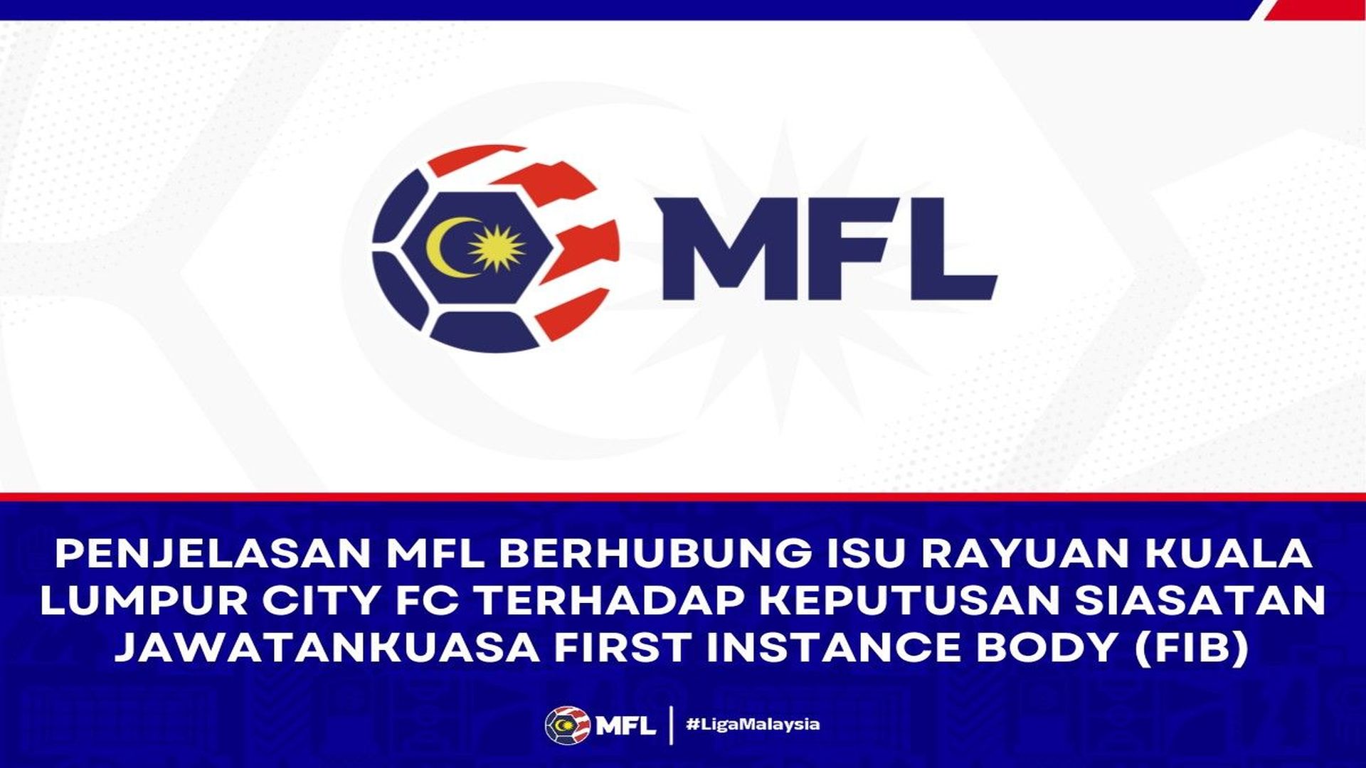 MFL perjelas isu kemuka rayuan KL City | Stadium Astro