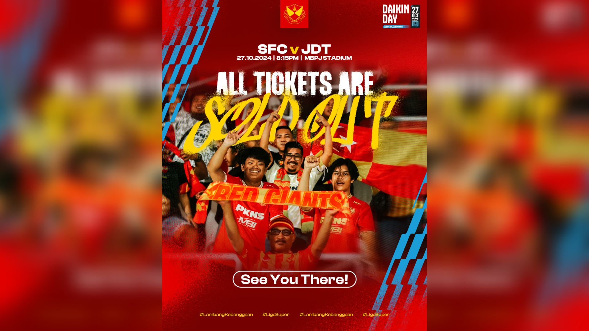 Full House! Tiket aksi Selangor v JDT laku keras! | Stadium Astro - English