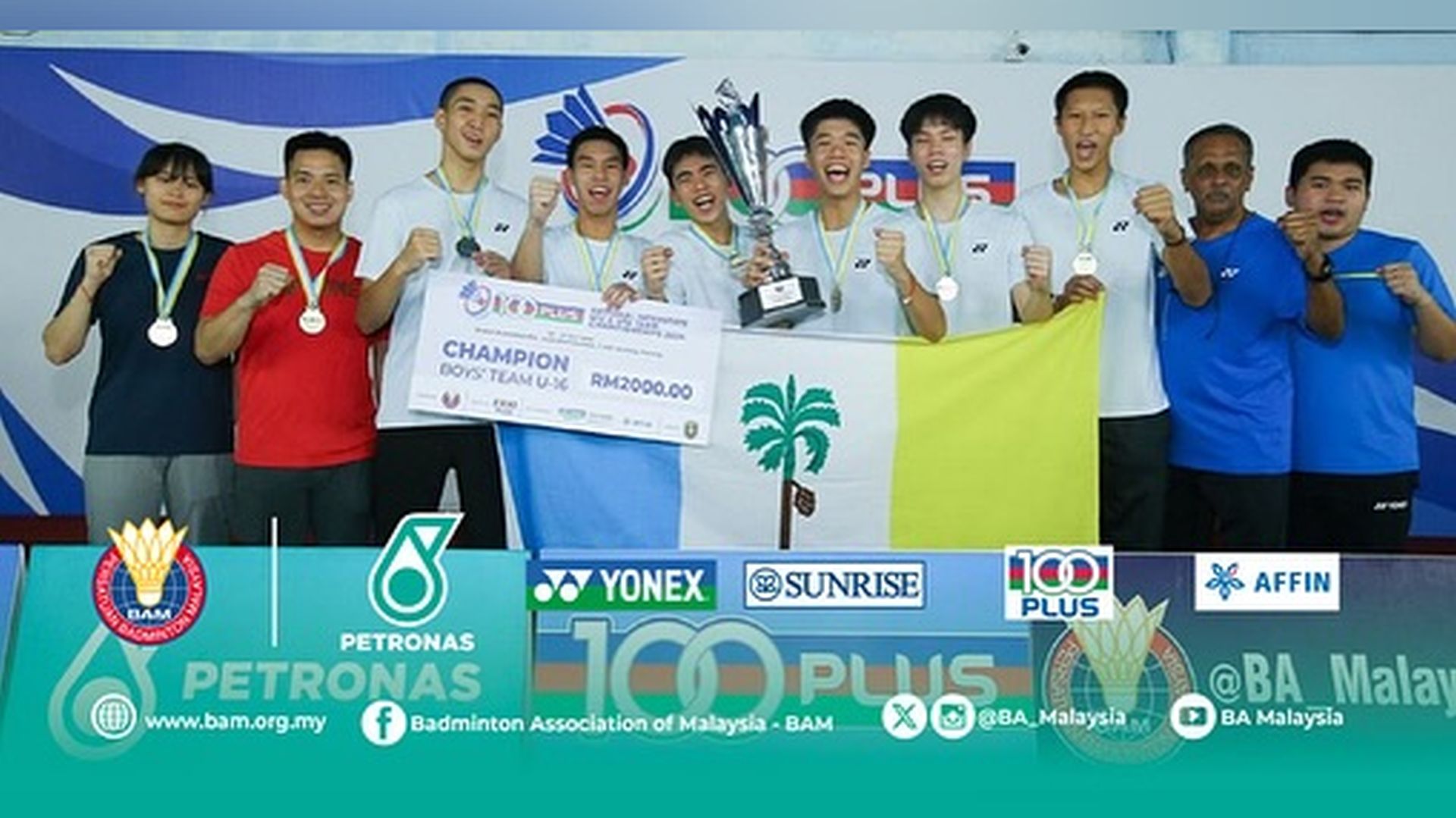 Kejohanan Badminton 100Plus Antara Negeri Kebangsaan 2024: Pulau Pinang ...