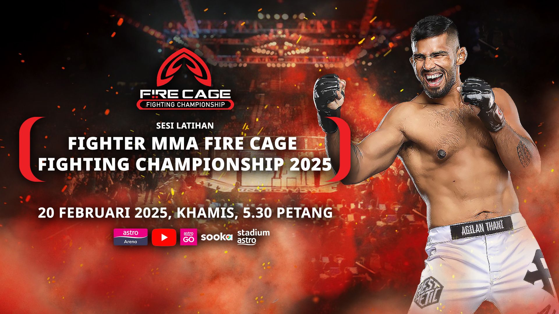 Fire Cage: Persiapan terakhir latihan sebelum gegar N9 Arena | Stadium ...