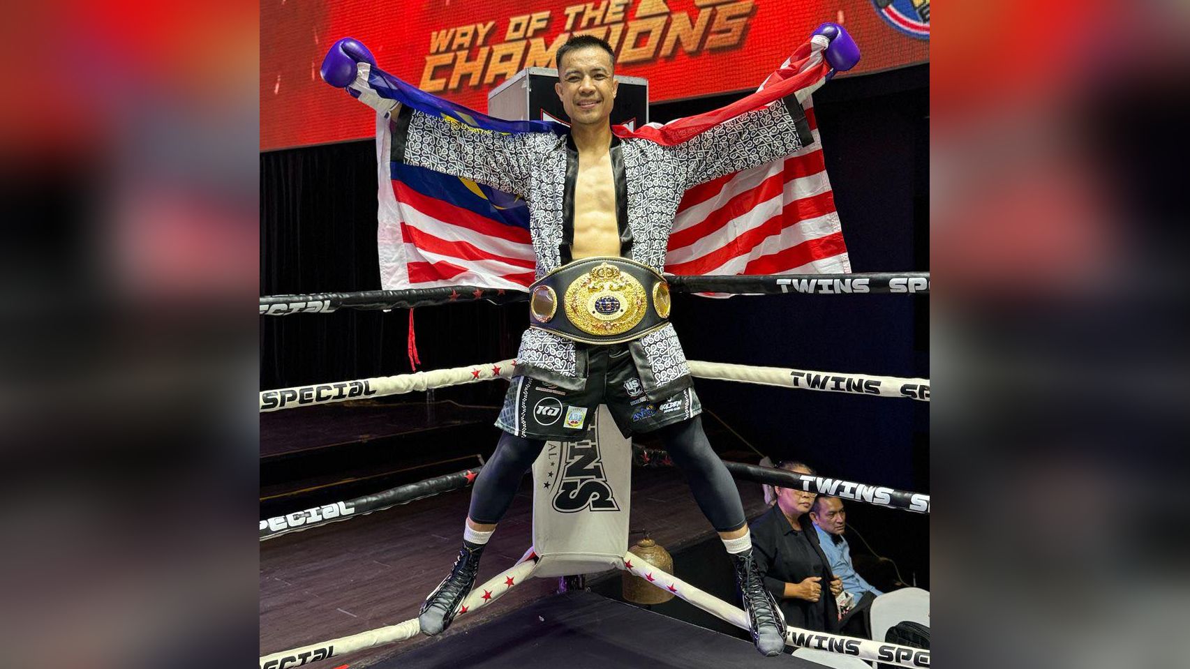 When Legend Rise: KO! Adli Hafidz tumbangkan peninju Indonesia dalam ...