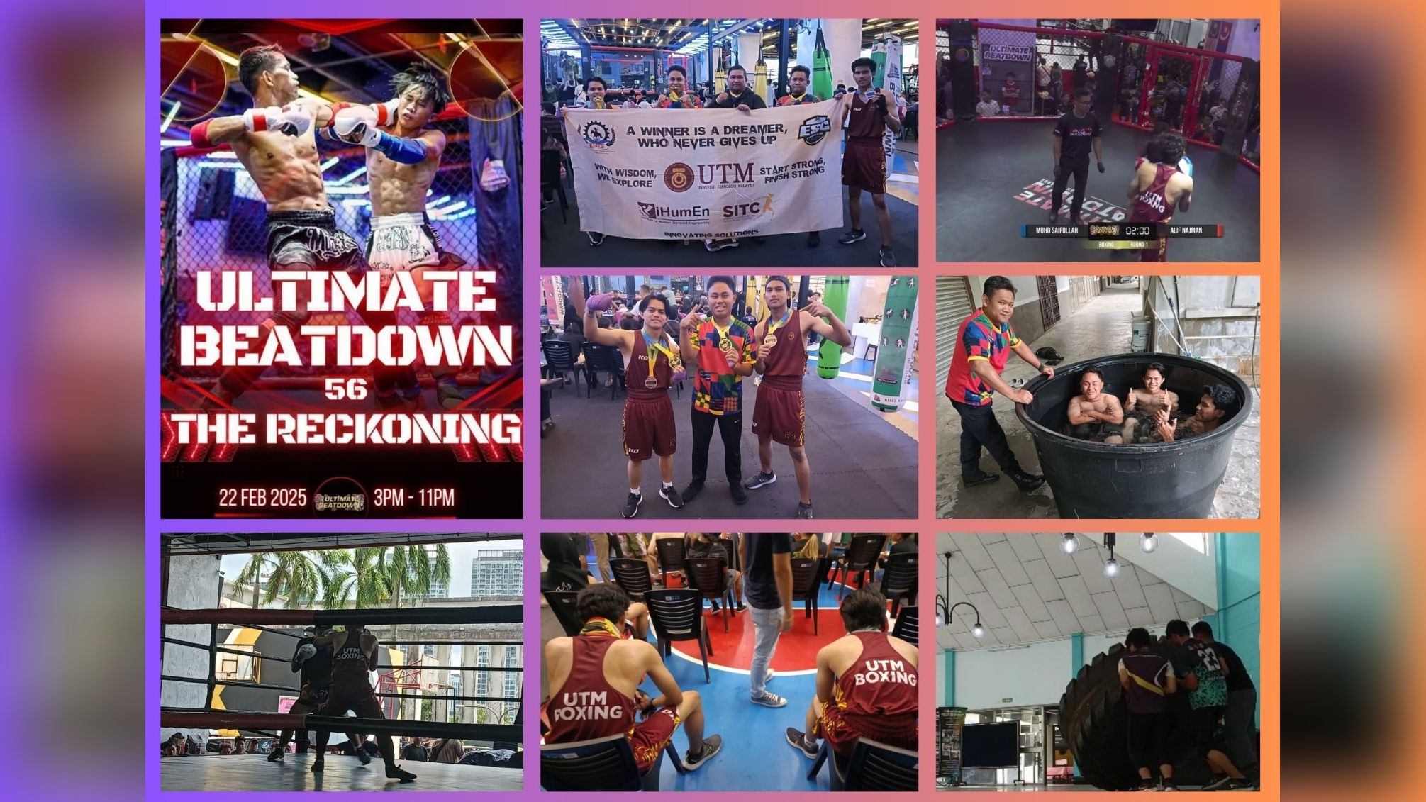 Atlet UTM Gegarkan Arena! Tinju IPT bangkit dalam Terbuka Ultimate ...