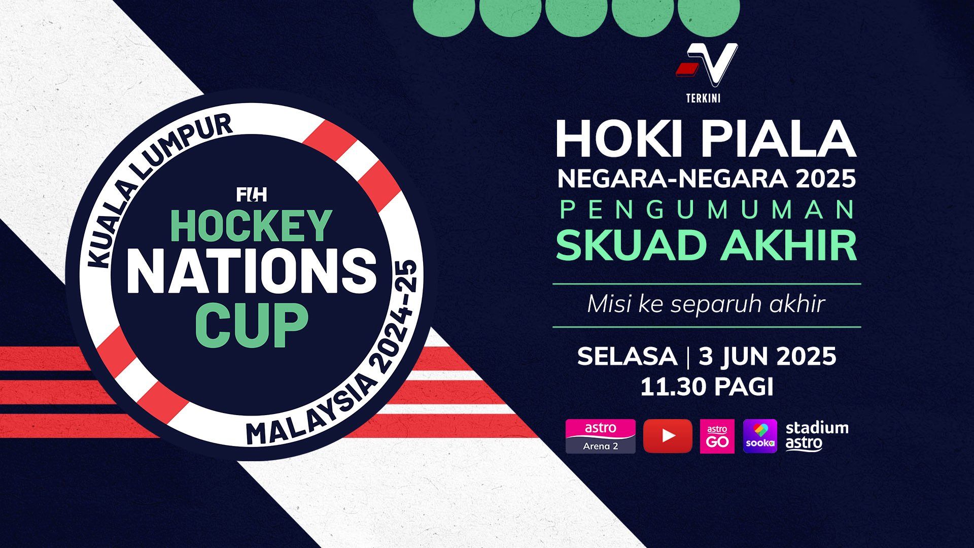 Hoki Piala Negara-Negara: Siaran langsung (live streaming) pengumuman ...