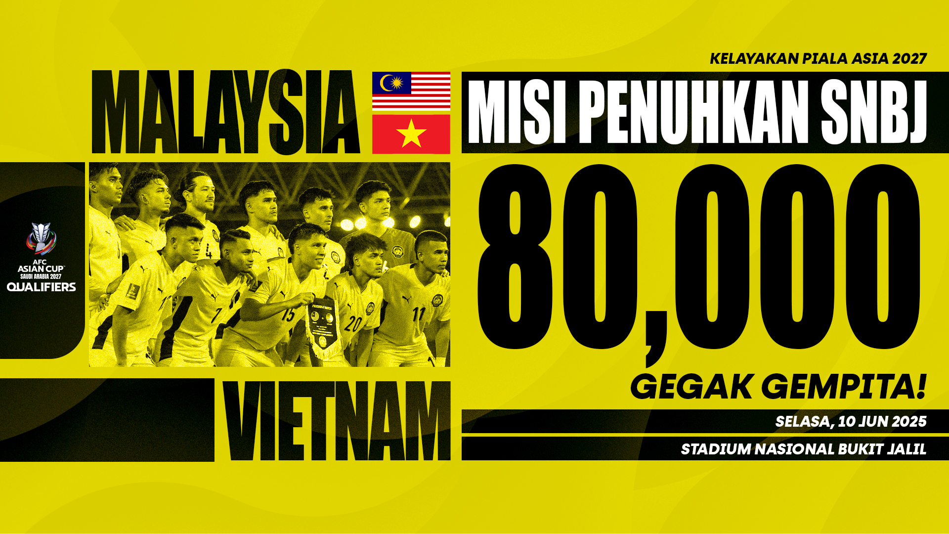 Misi penuhkan SNBJ, 80,000 gegak gempita! | Stadium Astro