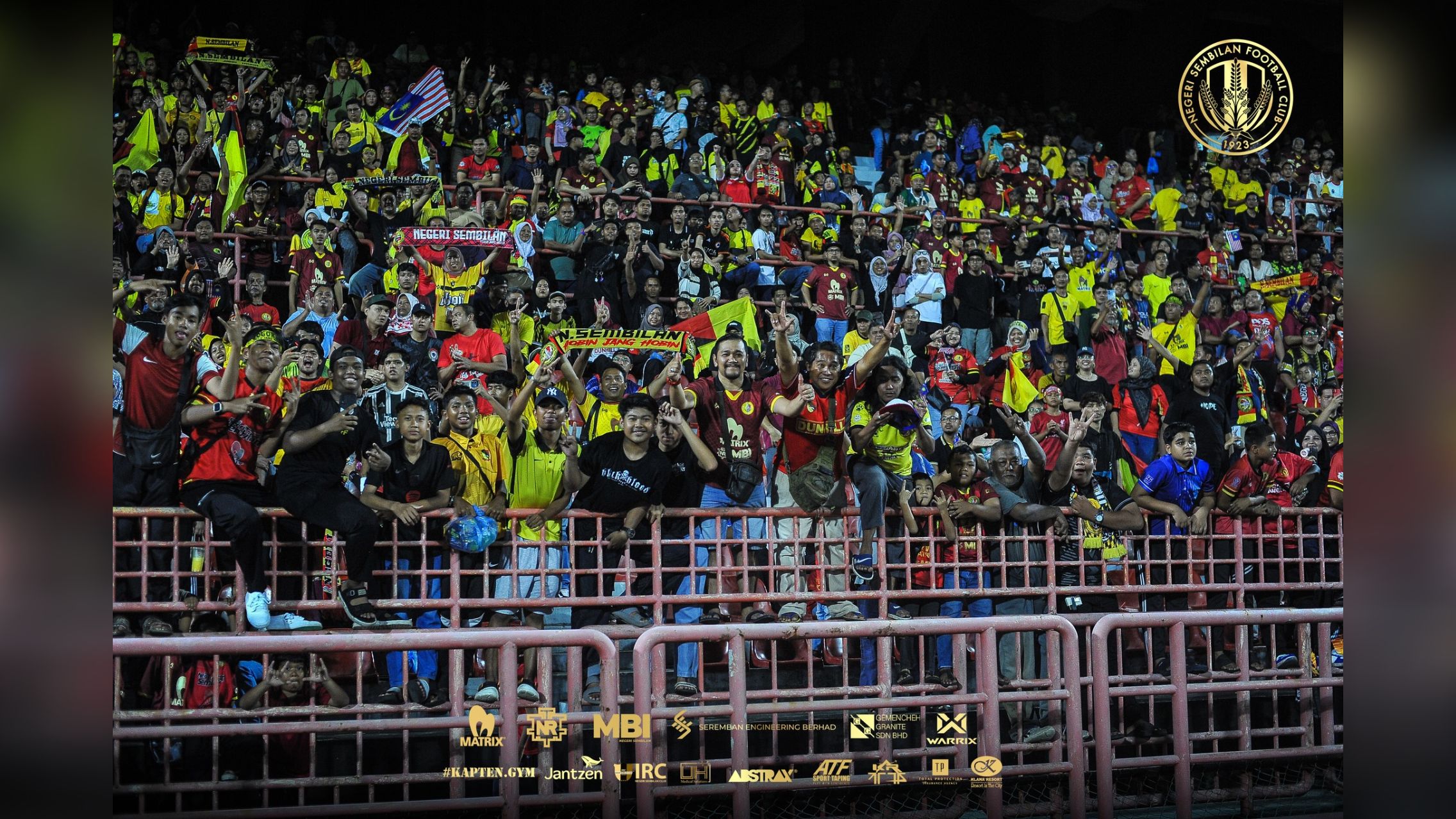 Terima kasih dan teruskan sokongan anda -- Negeri Sembilan | Stadium Astro